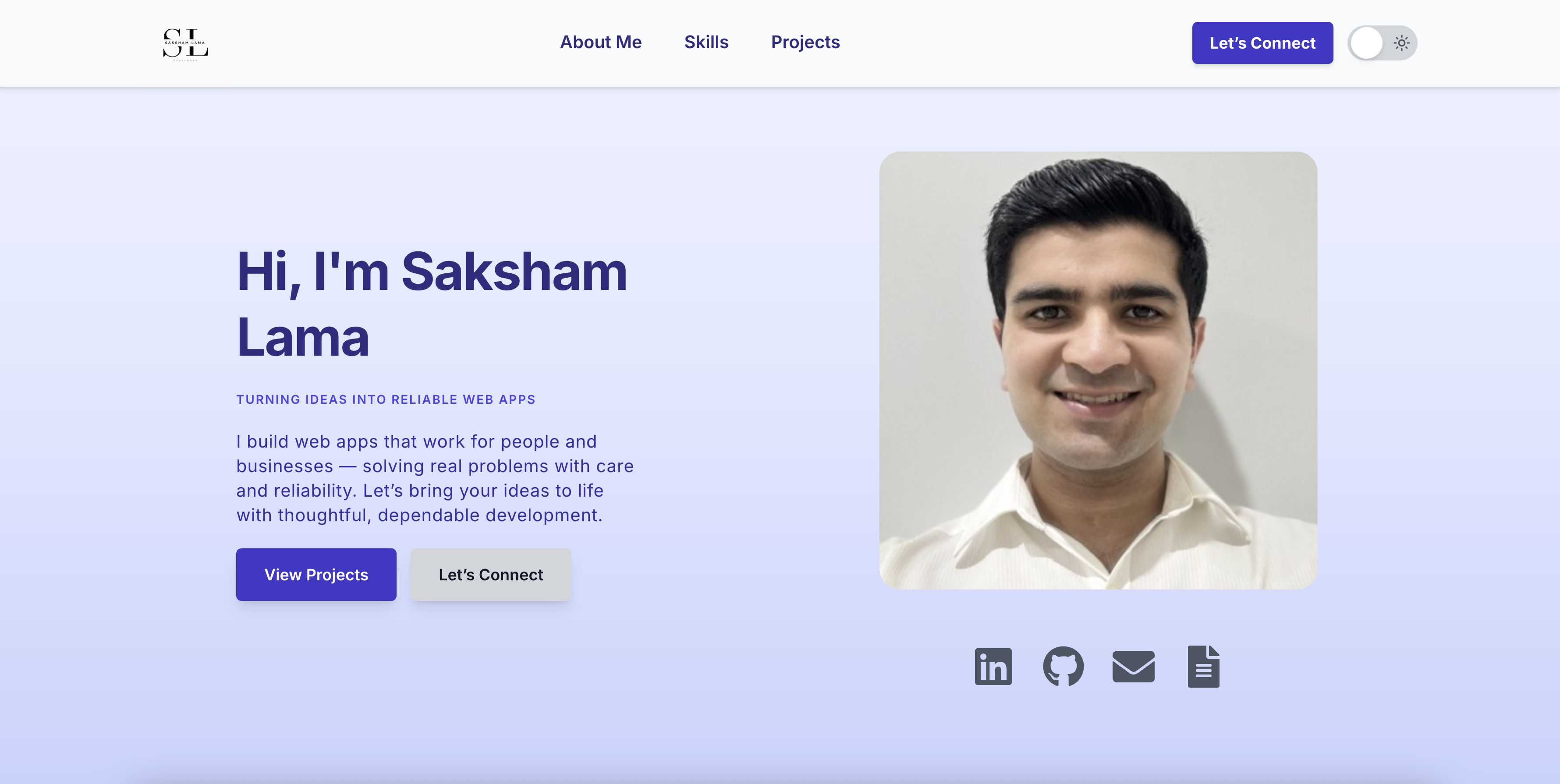 Saksham Lama | Software Engineer & Full-Stack Developer